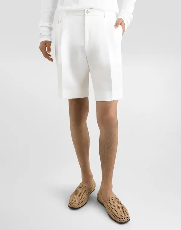 Dolce & Gabbana Tailored Linen Shorts