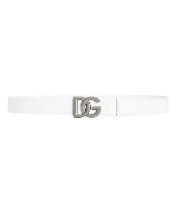 Dolce & Gabbana Loga Belt - White