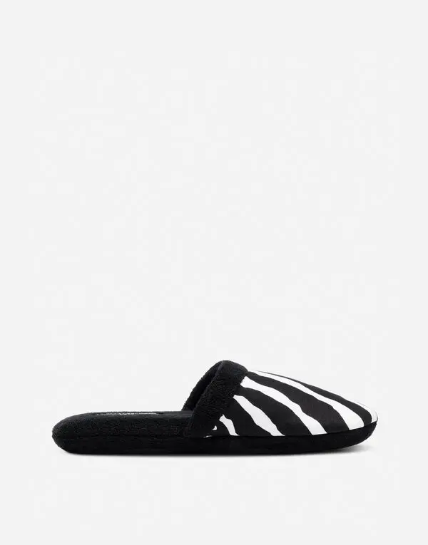 Dolce & Gabbana Cotton Terry Slippers - Multicolor