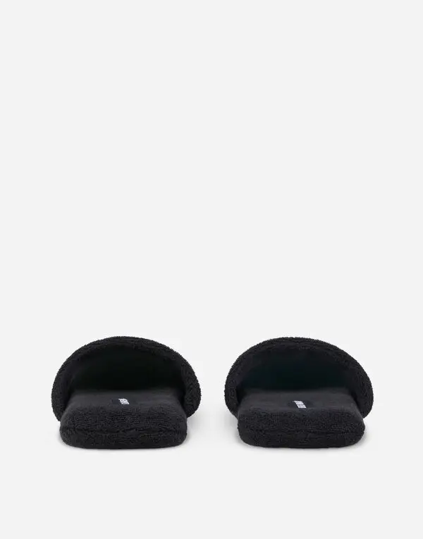 Dolce & Gabbana Cotton Terry Slippers - Multicolor