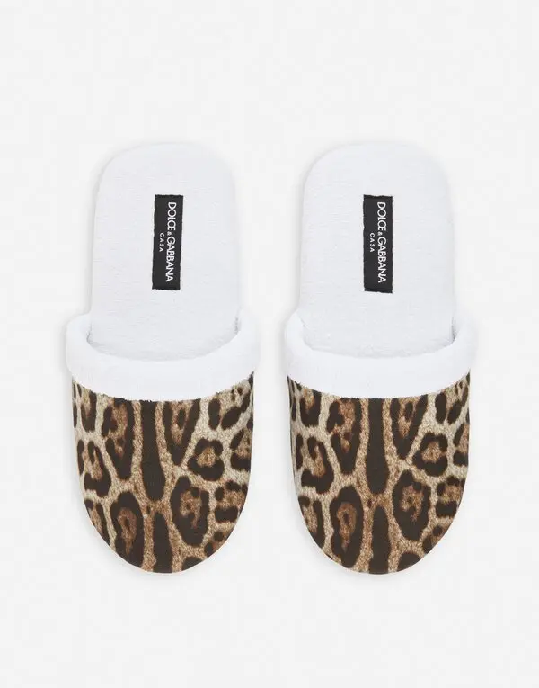 Dolce & Gabbana Cotton Terry Slippers - Multicolor