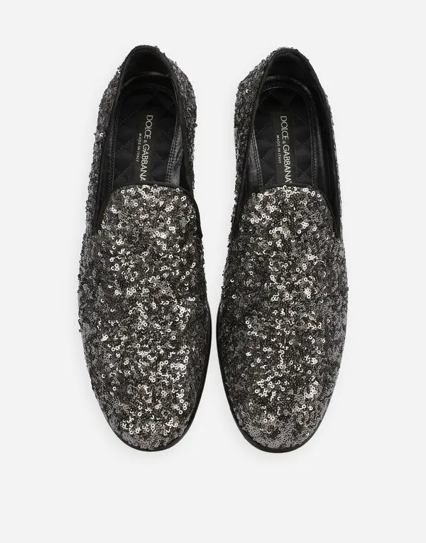 Dolce & Gabbana Sequined Slippers