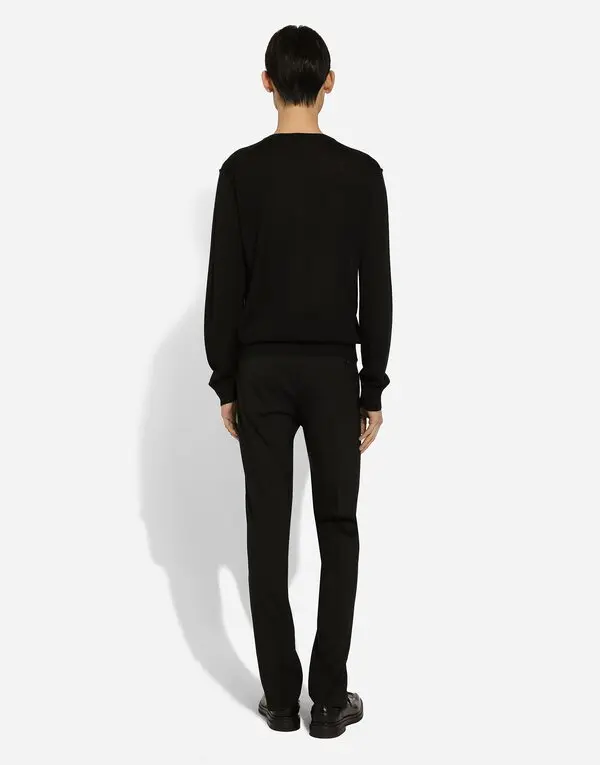 Dolce & Gabbana Tailored Stretch Wool Trousers