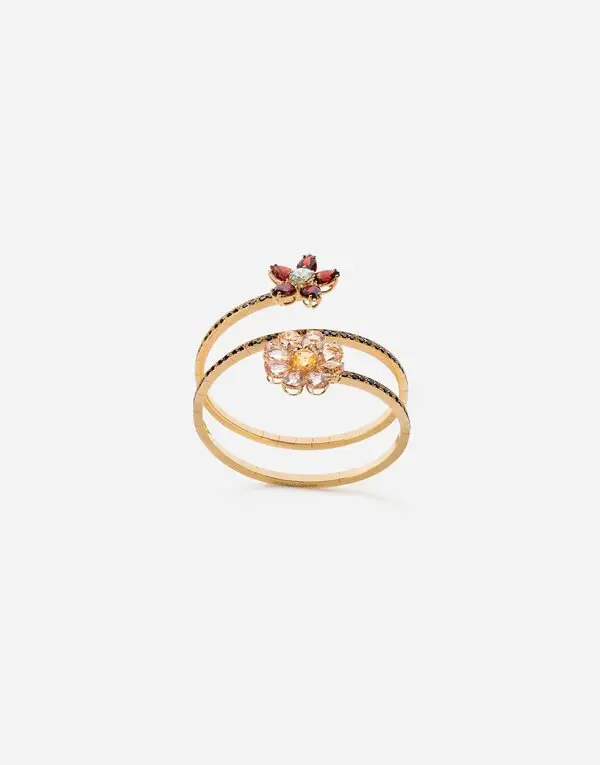 Dolce & Gabbana 18k Yellow Rhodolite Garnet, Morganite, Blue Zircon, And Citrine Bracelet - Gold