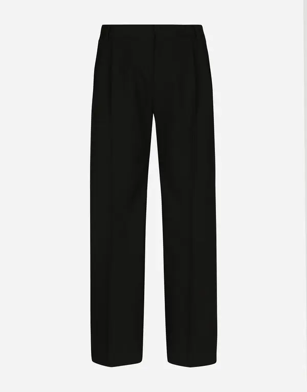 Dolce & Gabbana Tailored Wide-leg Wool Pants