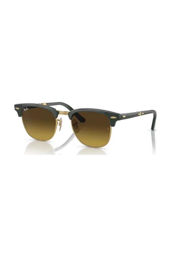 Ray-ban Clubmaster Folding Sunglasses - Green