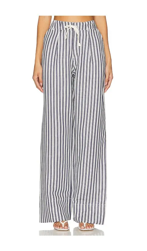 ALOHAS Suzette Pants - Blue & White Stripe