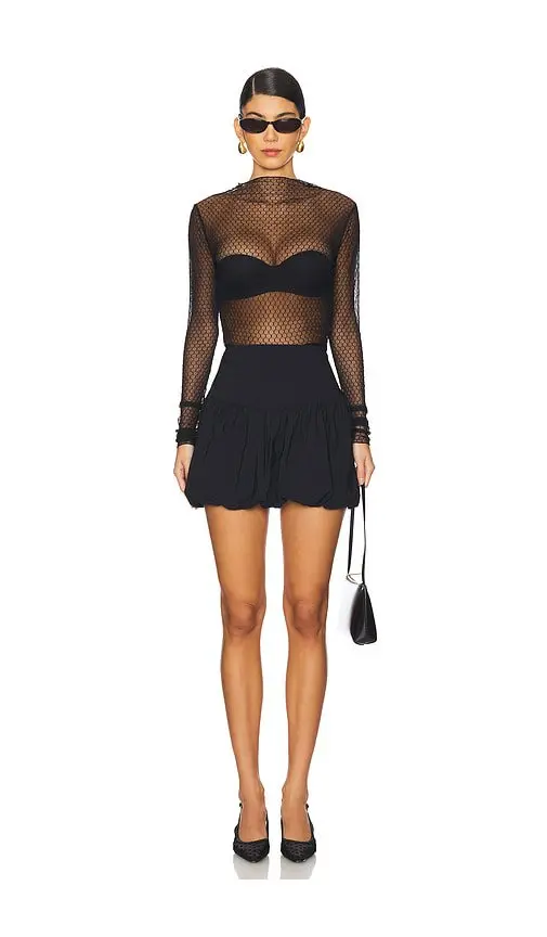 Free People Sheer Mesh Top
