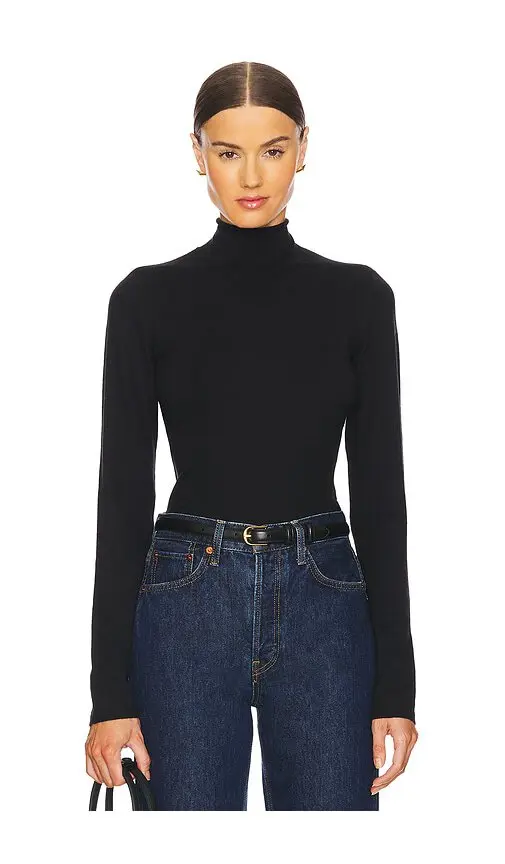 EAVES Maxine Turtleneck Sweater - Black