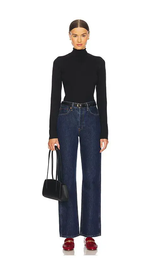 EAVES Maxine Turtleneck Sweater - Black