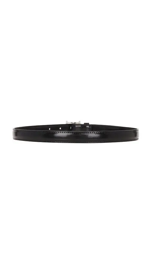 Helsa Logo Contrast Belt in Black Helsa Logo Contrast Belt in Brown | FWRD main image 4