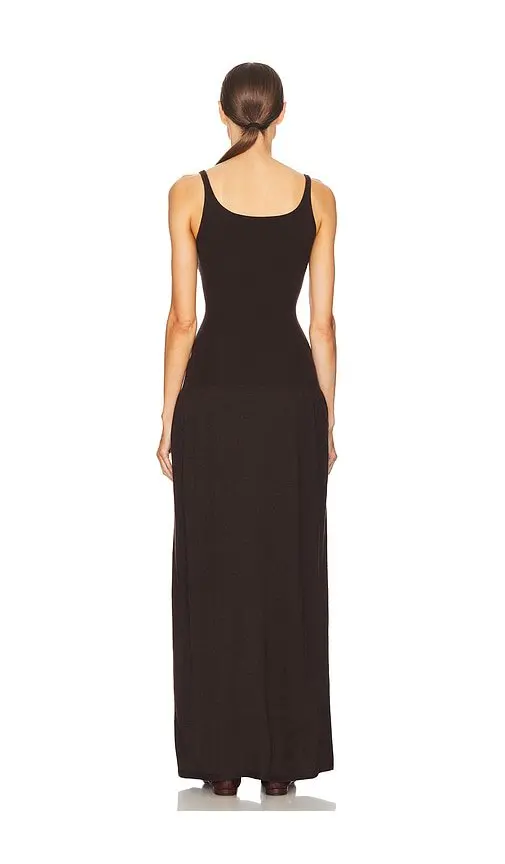 Helsa Maddison Maxi Knit Dress in Brown - Size XL