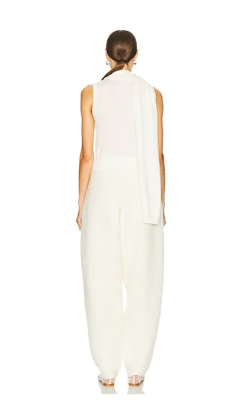 HELSA Charlee Knit Scarf Top