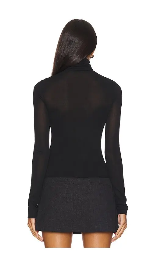 EAVES Alexander Sheer Turtleneck Sweater