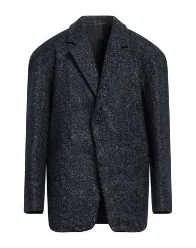 Dior Coat In Virgin Wool Blend - Slate Blue