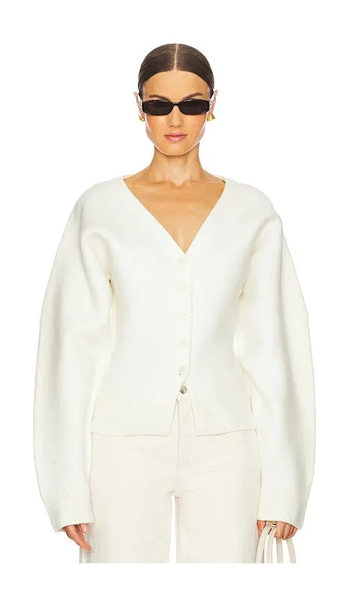 EAVES Arlet Knit Cardigan - Ivory