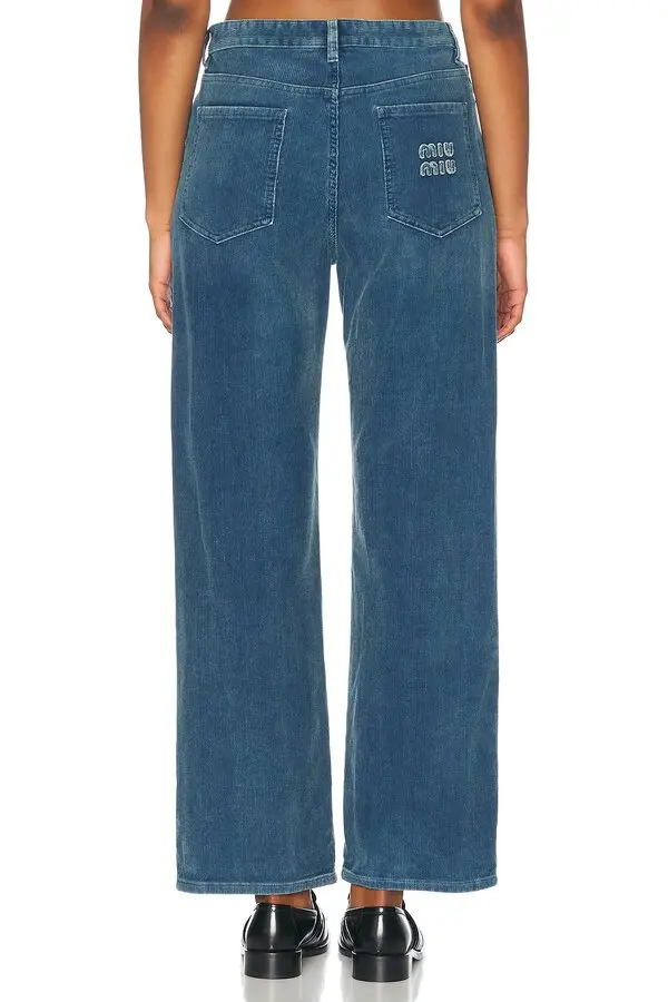 Miu Miu Wide Leg Denim