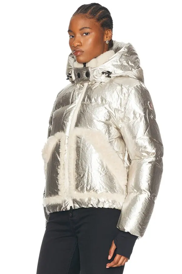 Moncler Trevelin Bomber Jacket - Silver