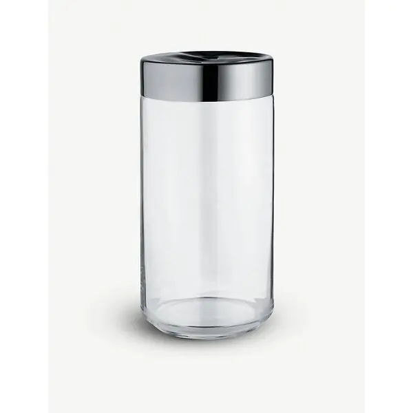 ALESSI Julieta Glass And Stainless Steel Jar 21.6cm - Nocolor