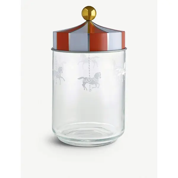 ALESSI Circus Glass Jar 19cm - Nocolor