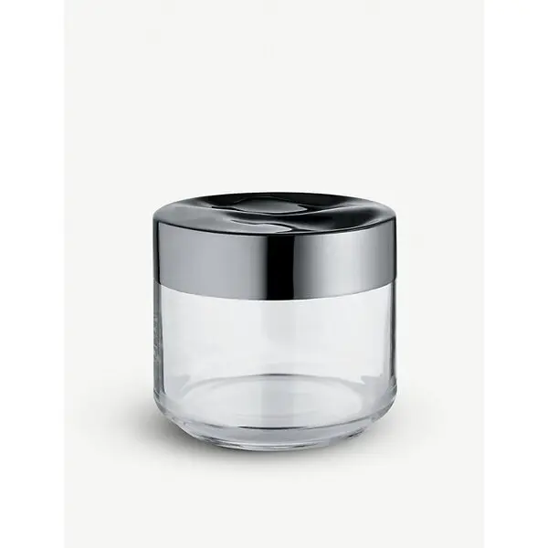 ALESSI Julieta Glass And Stainless Steel Jar 9.3cm - Nocolor