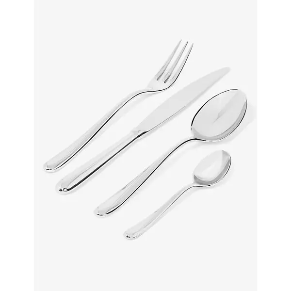 ALESSI Caccia 24-piece Stainless Cutlery Set - Steel