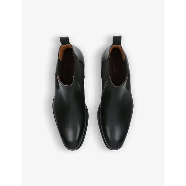 Magnanni Grained Leather Chelsea Boots