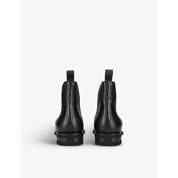 Magnanni Grained Leather Chelsea Boots