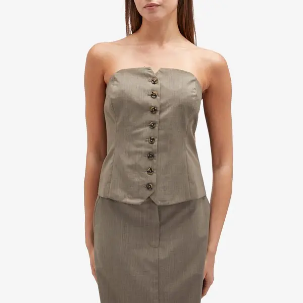 SAMSØE SAMSØE Saleen Strapless Tailored Top