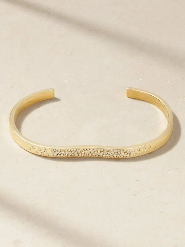 ALMASIKA Berceau 18-karat Diamond Cuff - Gold