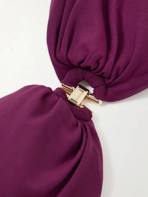 Melissa Odabash Istanbul Bandeau Bikini Top - Purple