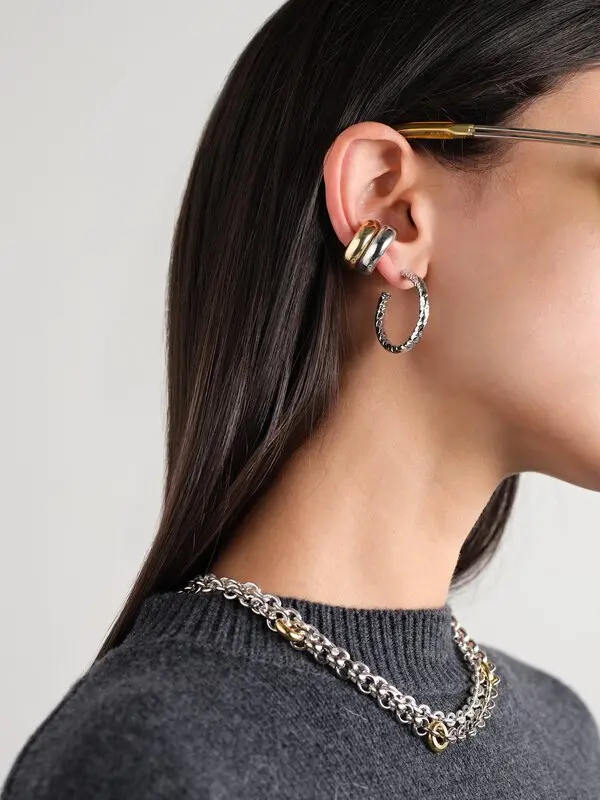 JENNIFER FISHER Hailey Mini -plated Hoop Earrings