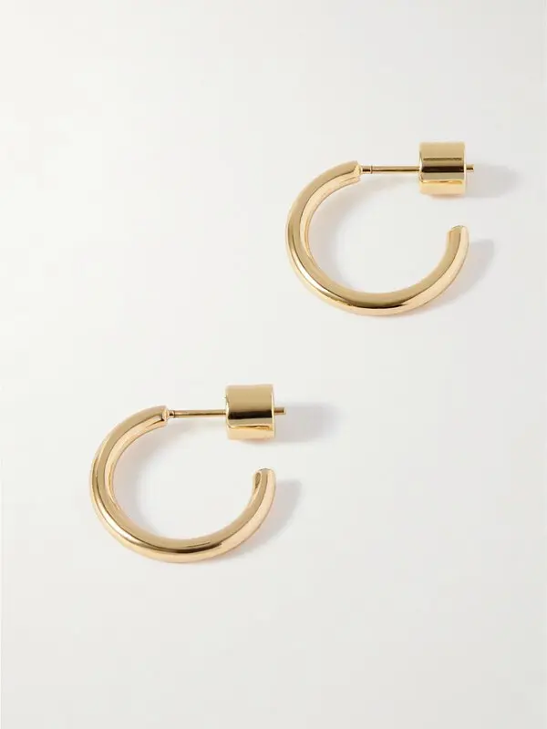 JENNIFER FISHER Thread -plated Hoop Earrings - Gold