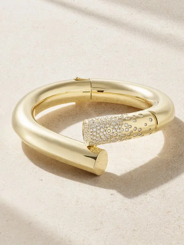 TABAYER Oera 18-karat Diamond Bangle - Gold
