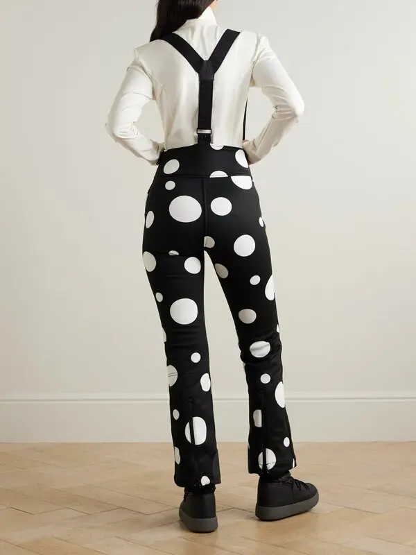 Goldbergh Ballon Printed Bootcut Ski Salopettes