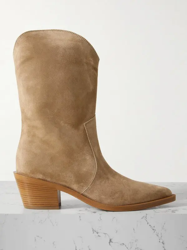 GIANVITO ROSSI Waylon 45 Suede Ankle Boots