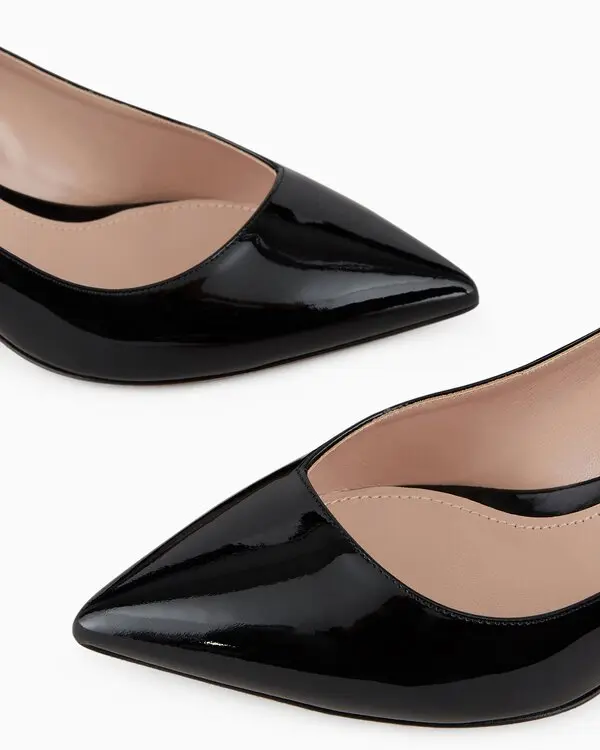 Giorgio Armani Slingback Heels - Black