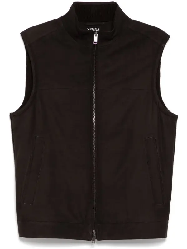 Zegna Suede Vest