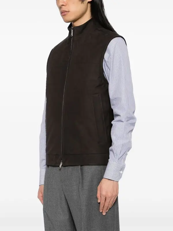 Zegna Suede Vest