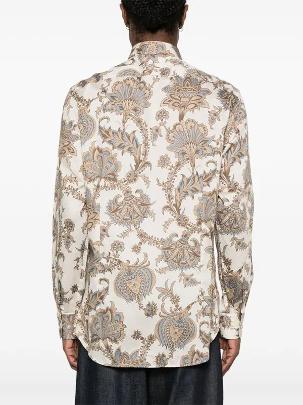 Etro Paisley Shirt - Neutrals