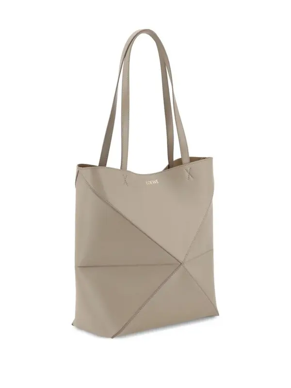 Loewe Medium Puzzle Fold Tote Bag - Neutrals