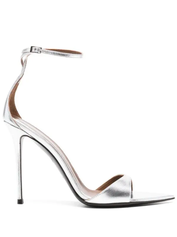 GIUSEPPE ZANOTTI 105mm Intriigo Sandals - Silver