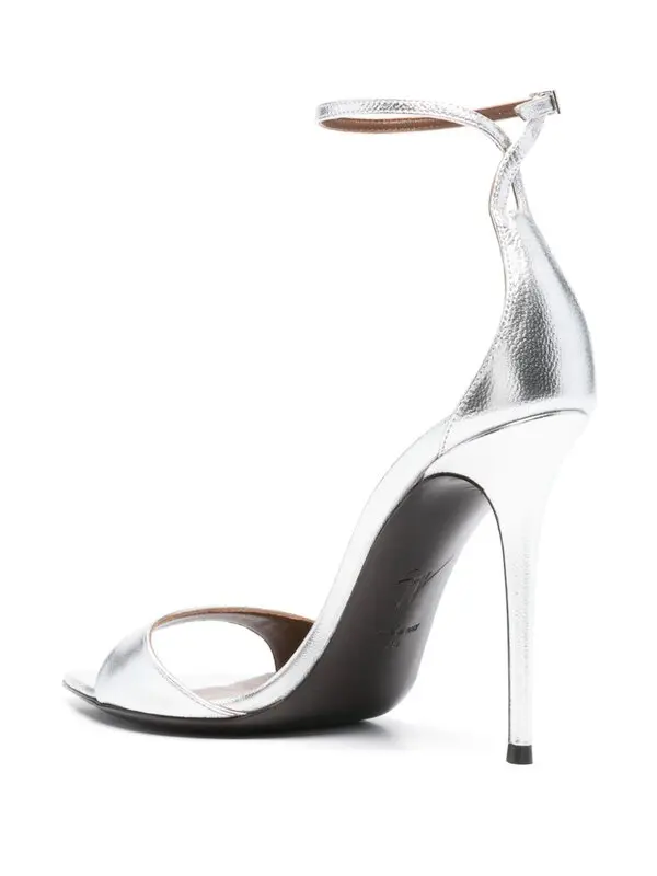 GIUSEPPE ZANOTTI 105mm Intriigo Sandals - Silver