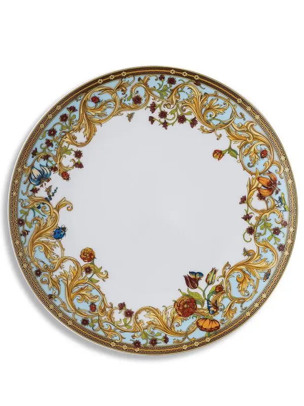 Versace Jardin De Porcelain Dinner Plate - White