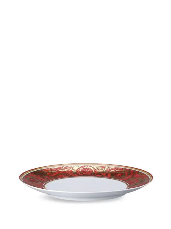 Versace Medusa Garland Dinner Plate - Red
