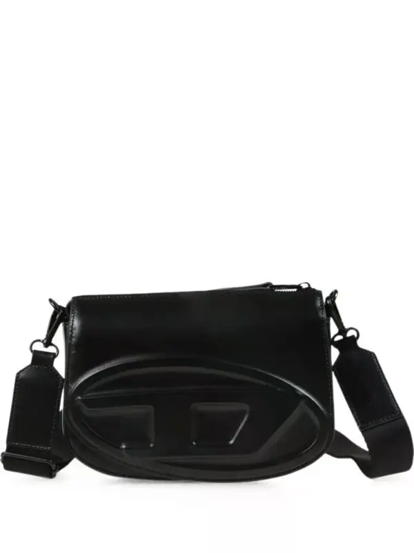 DIESEL® 1dr Camera Bag In Premium Leather - Black