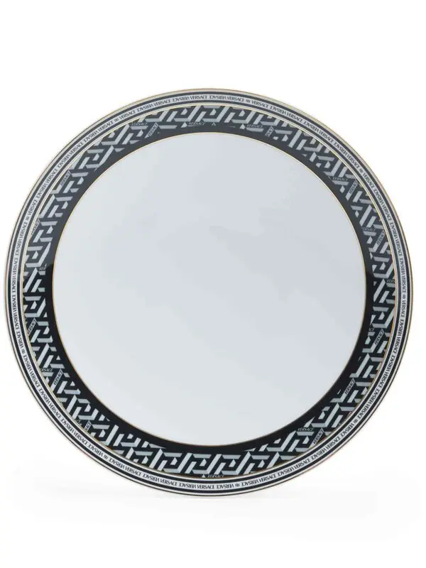 Versace La Greca Porcelain Plate - White