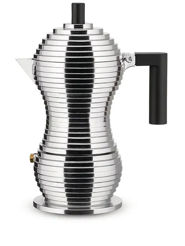 ALESSI Pulcina Espresso Coffee Maker - Black