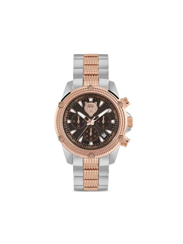 PLEIN SPORT Hurricane 44mm Chronograph Watch - Brown