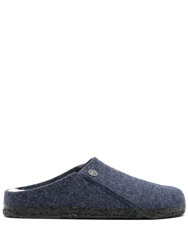 BIRKENSTOCK Zermatt Shearling Slippers - Blue